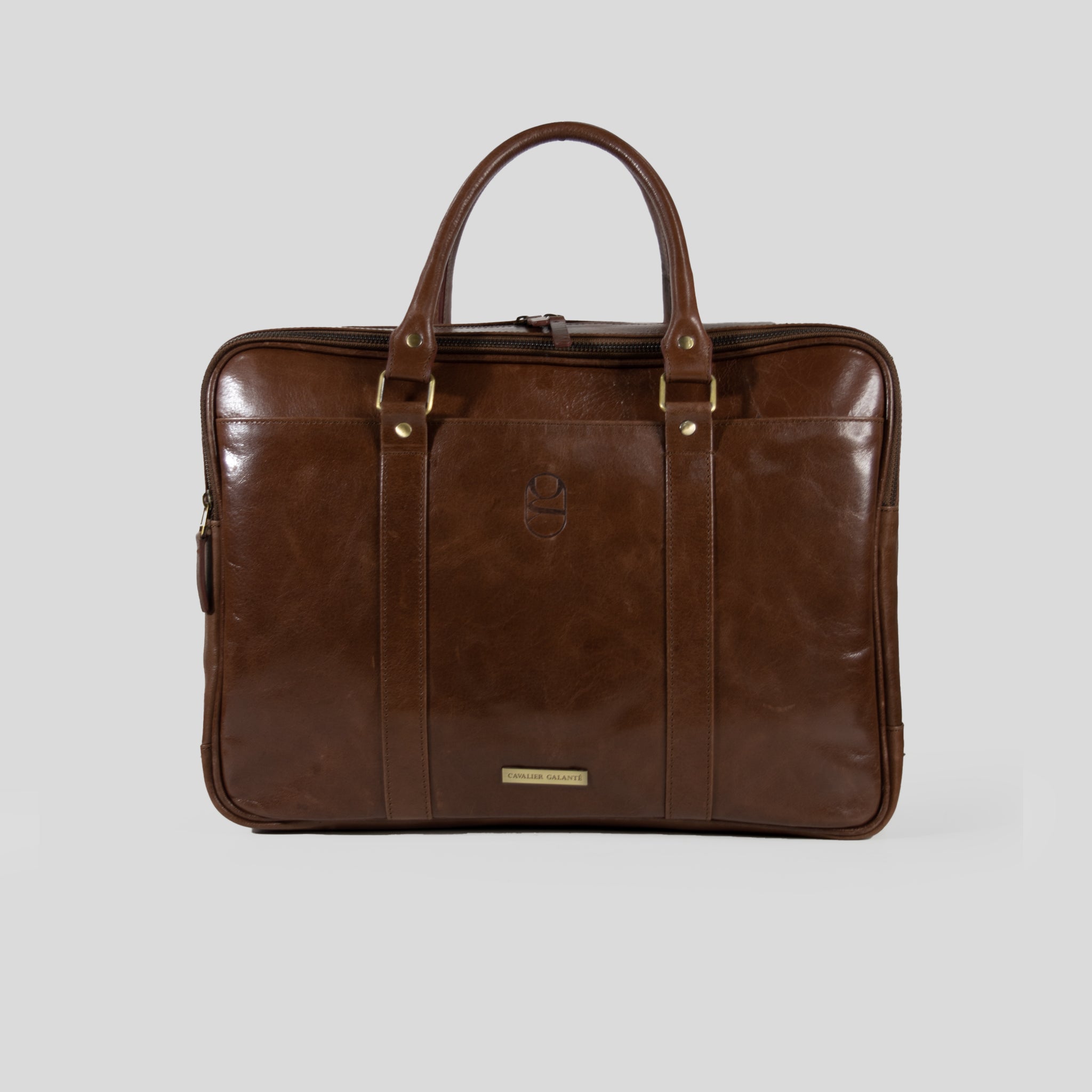 Ambassador Premium Leather Executive Briefcase - Sleek Business Bag fo ...